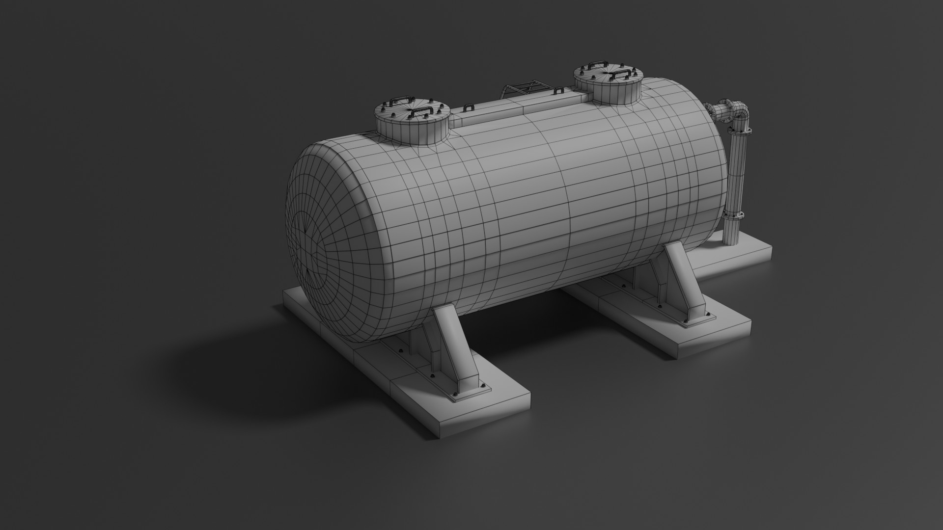 Oil tank model - TurboSquid 1673394