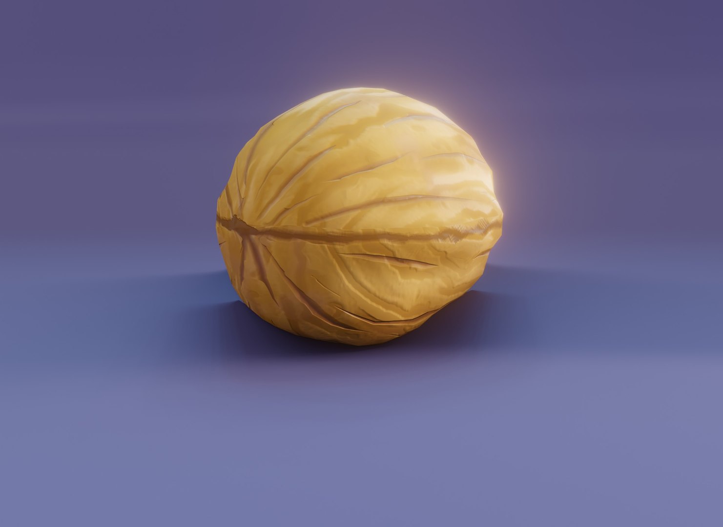 Cartoon walnut nut 3D - TurboSquid 1713412