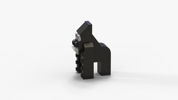 Lego Gorilla Animal model - TurboSquid 1782760