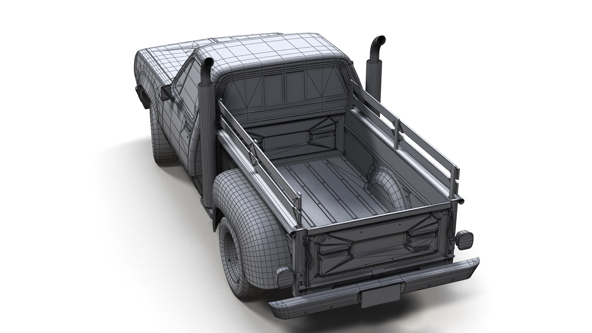 1976 Dodge Midnite Express truck 3D model - TurboSquid 2069796