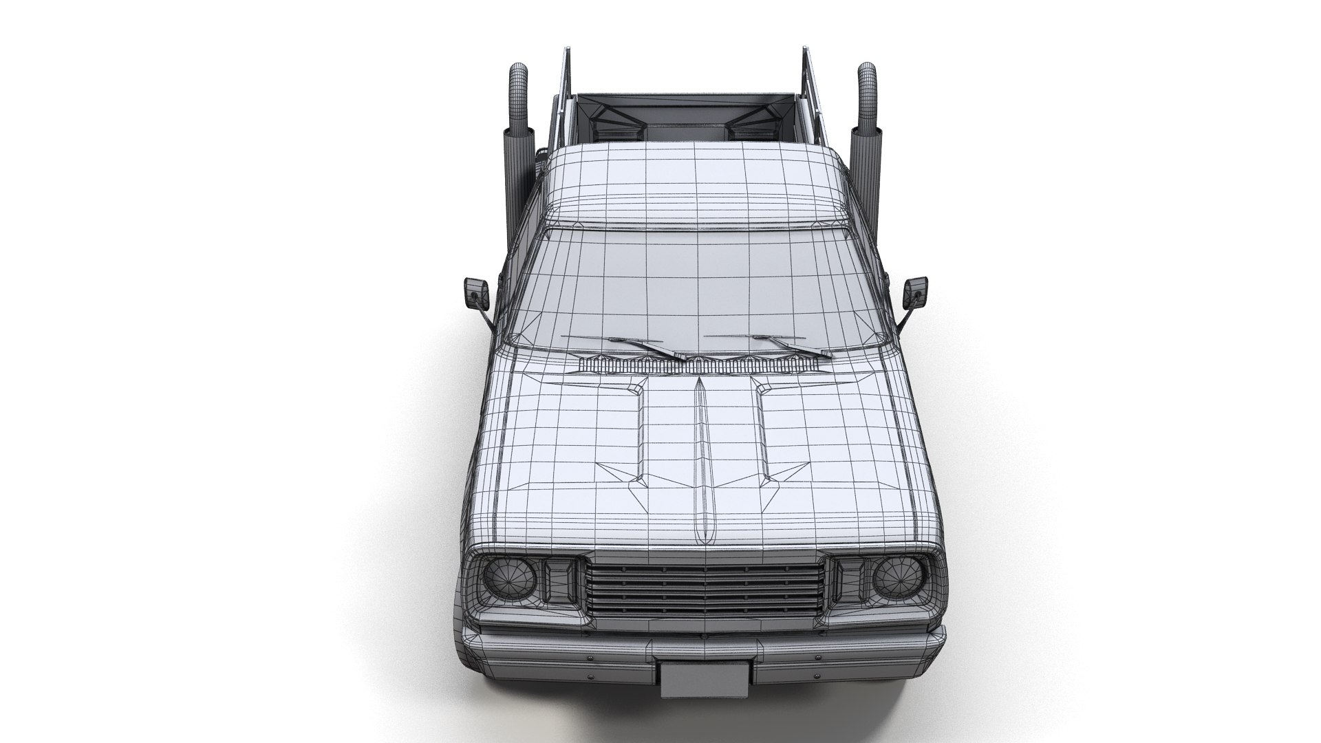 1976 Dodge Midnite Express truck 3D model - TurboSquid 2069796