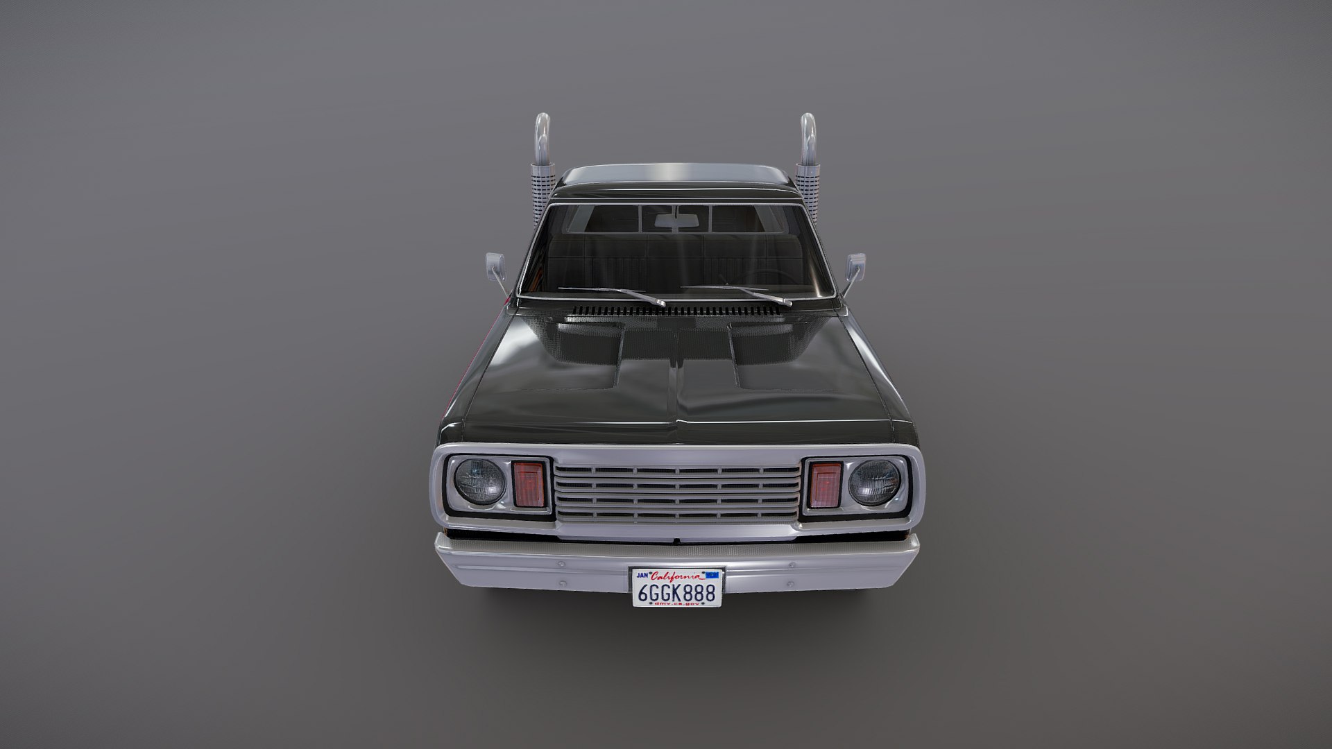 1976 Dodge Midnite Express truck 3D model - TurboSquid 2069796
