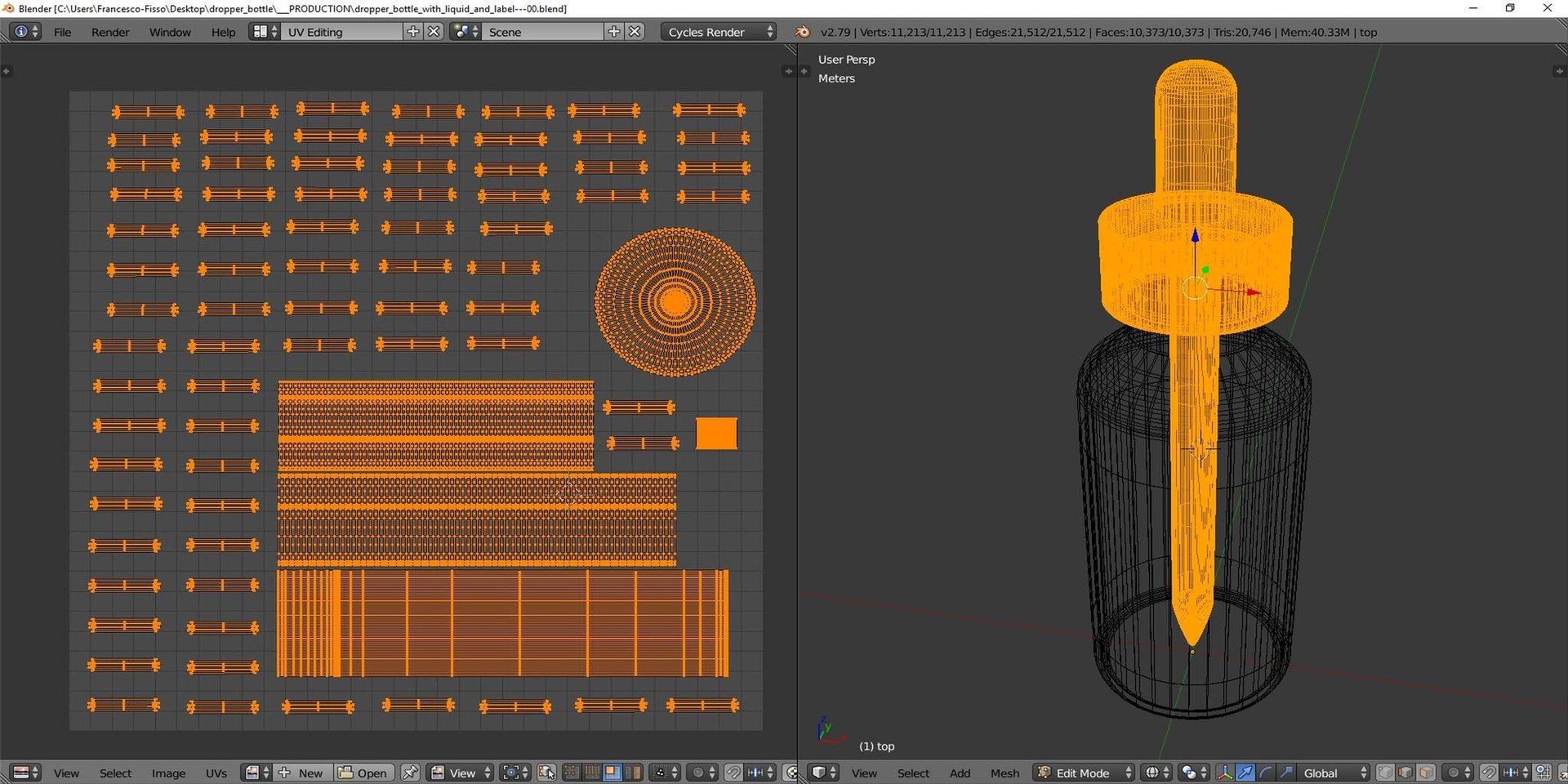 Dropper Bottle Liquid Label 3D Model - TurboSquid 1397186