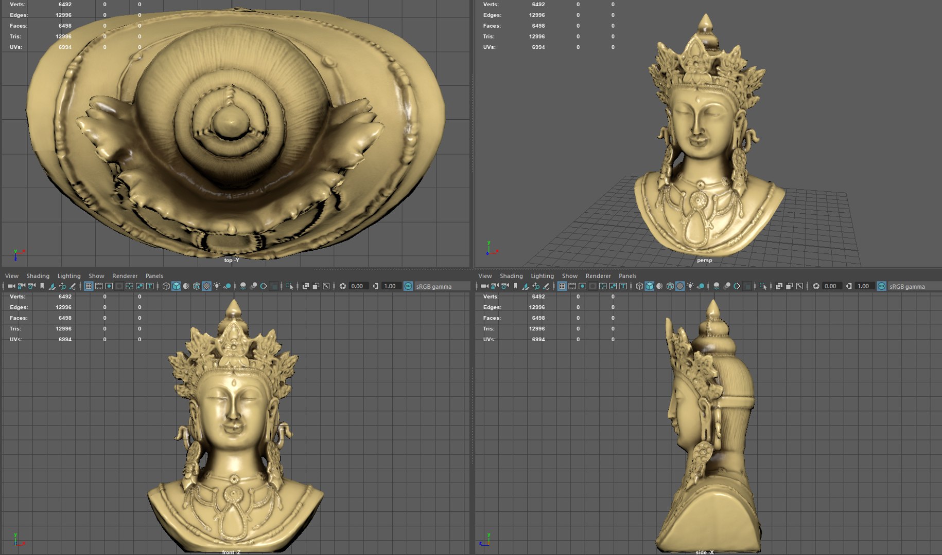 3D Goddess Tara - TurboSquid 1912199