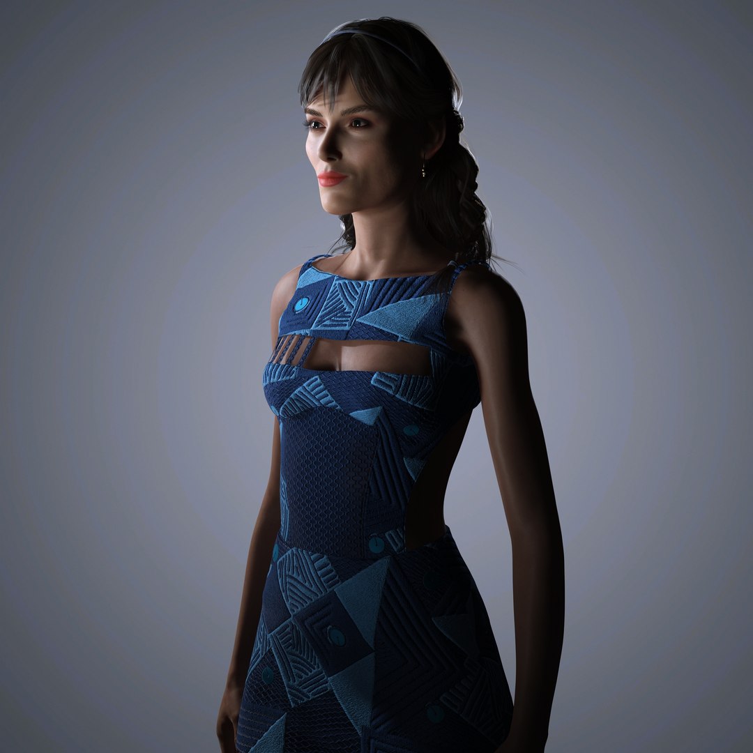 Keira-Knightley Character 3D Model Low-poly 3D - TurboSquid 2329916
