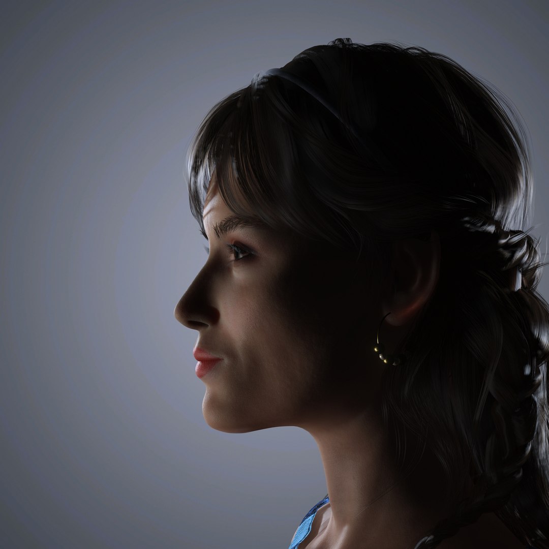 Keira-Knightley Character 3D Model Low-poly 3D - TurboSquid 2329916