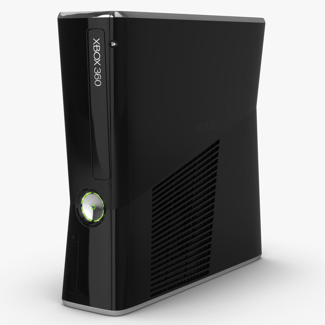 modelo 3d Microsoft Xbox 360 Slim - TurboSquid 1322095