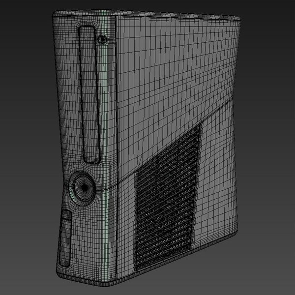 modelo 3d Microsoft Xbox 360 Slim - TurboSquid 1322095