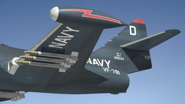 modelo 3d Pantera Grumman F9F - TurboSquid 2029112