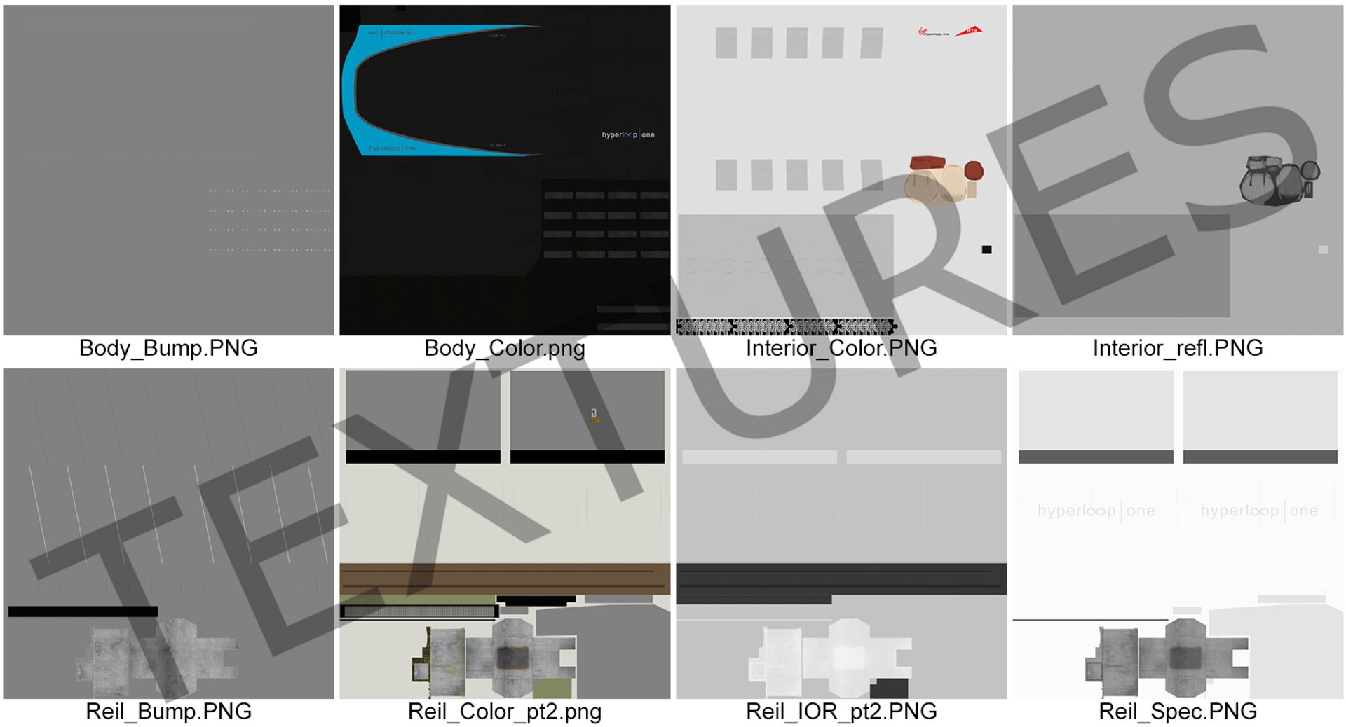 3D Hyperloop Xp1 Tube Model - TurboSquid 1292014
