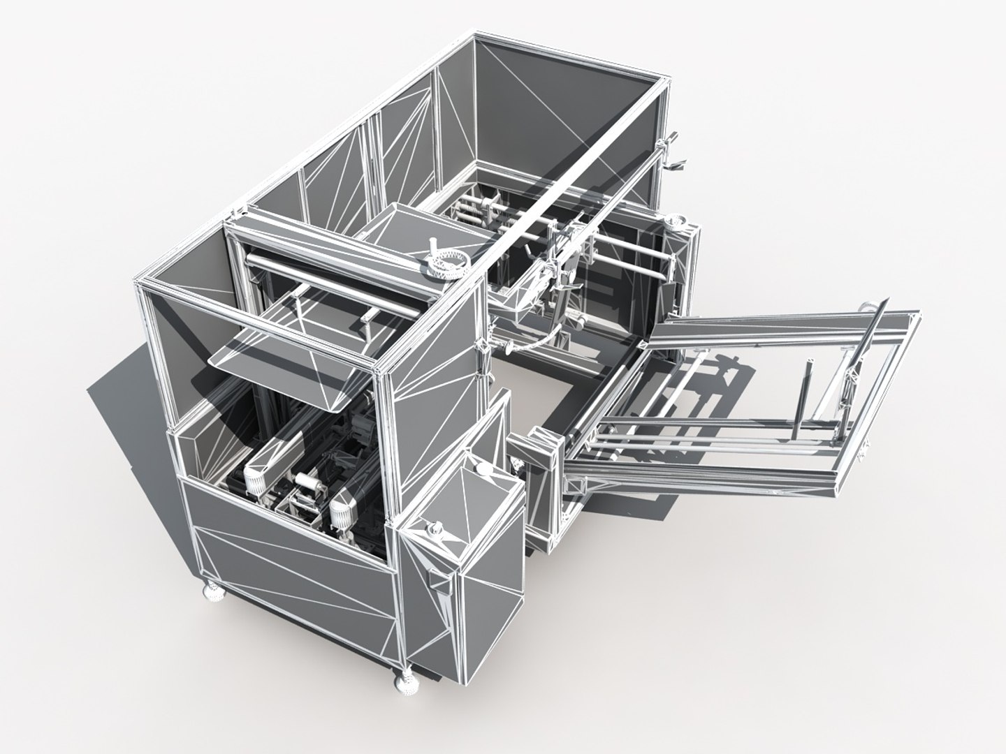 3D Automatic Unpacking Machine - TurboSquid 1206736