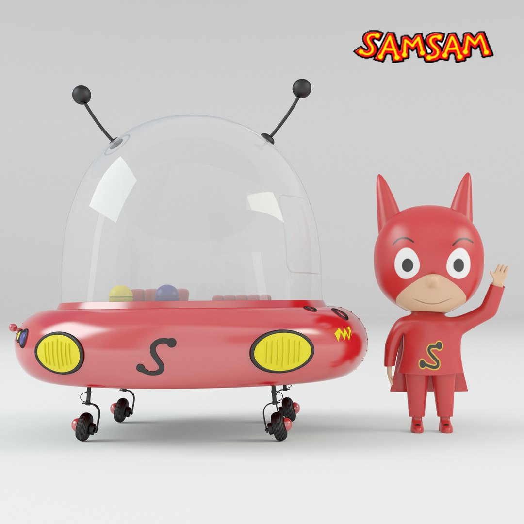 French Samsam 3d Model