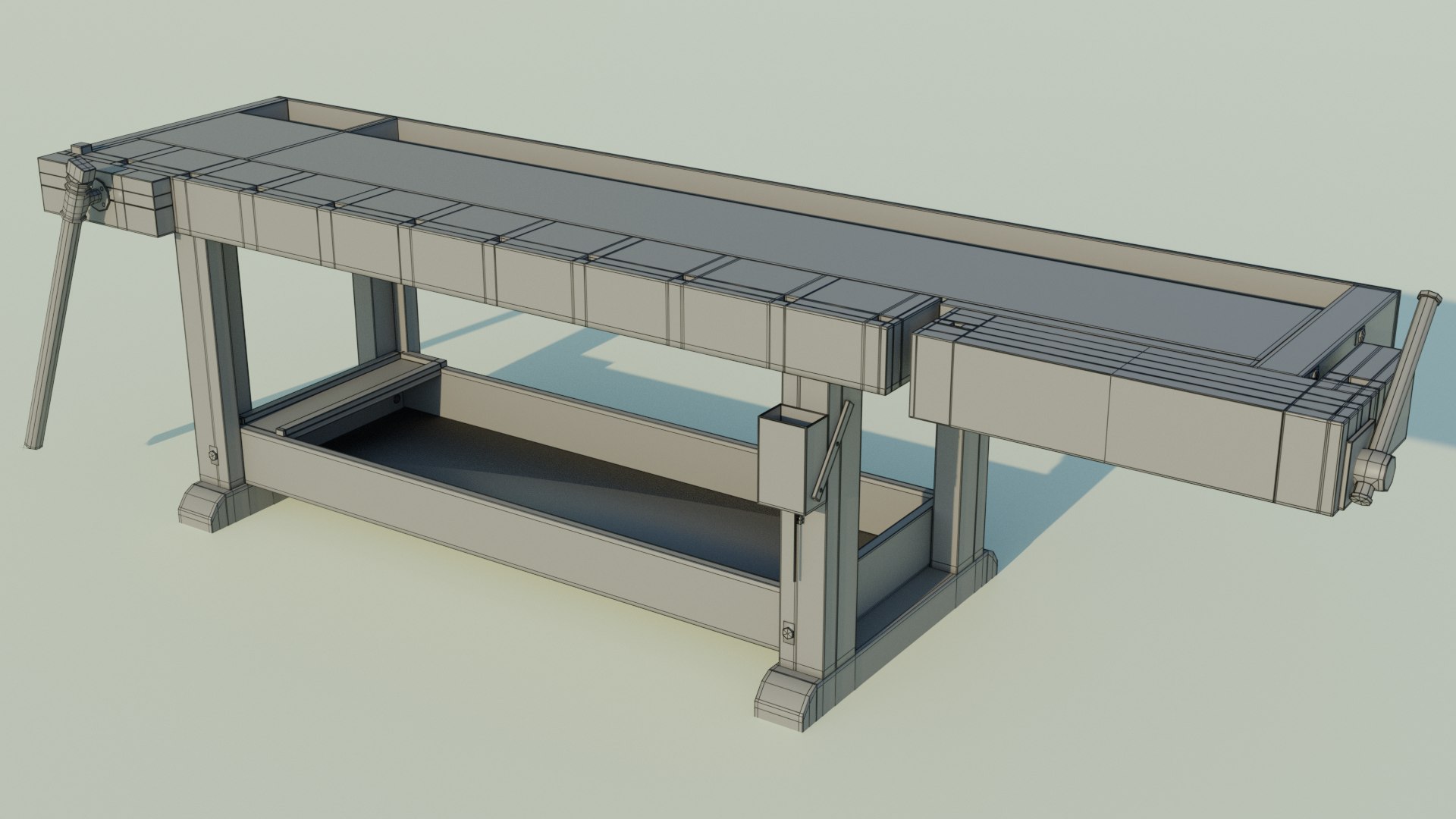 3D Realistic Workbench Model - TurboSquid 1609131