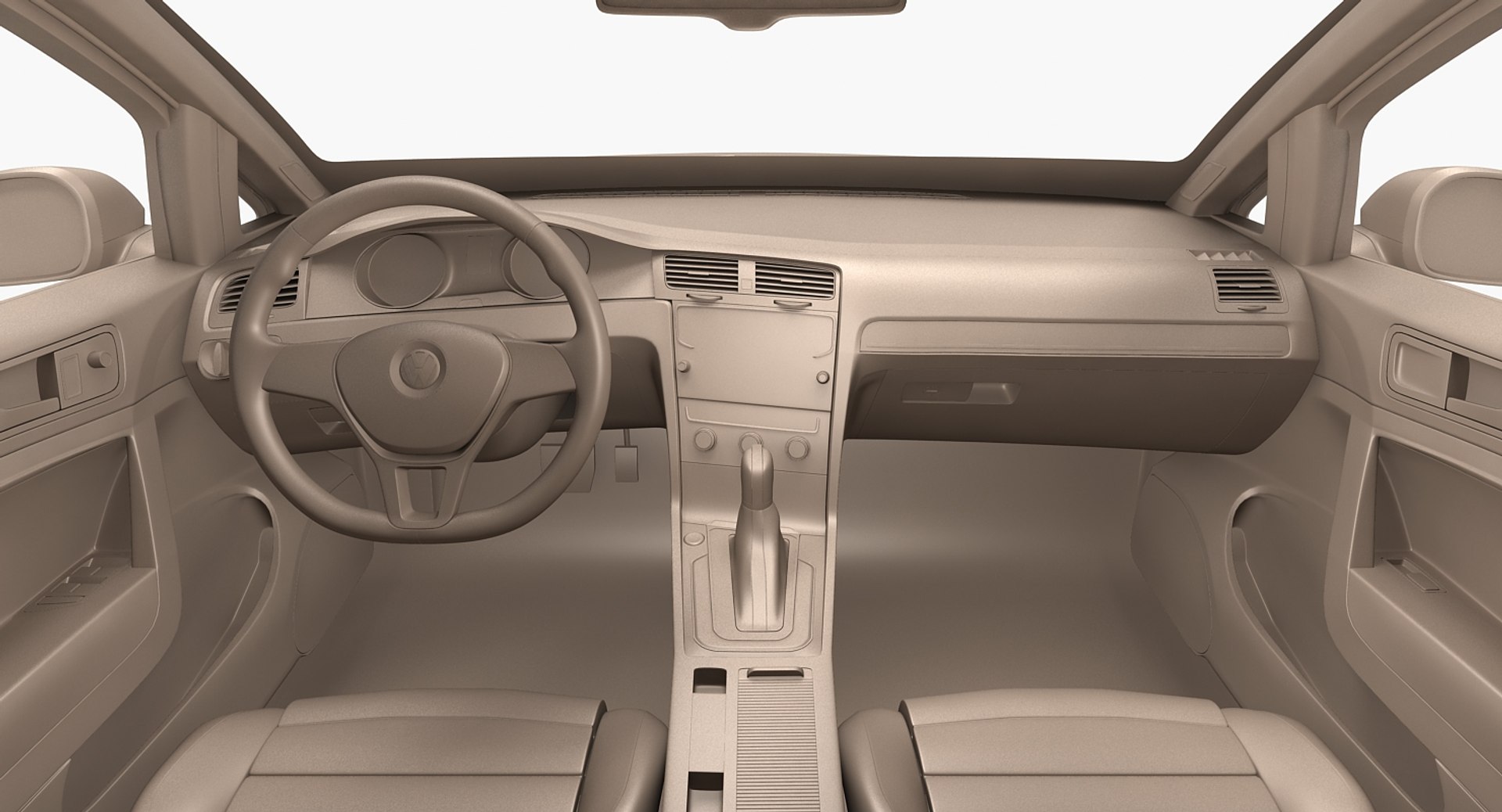 3d model 2013 golf 5-door