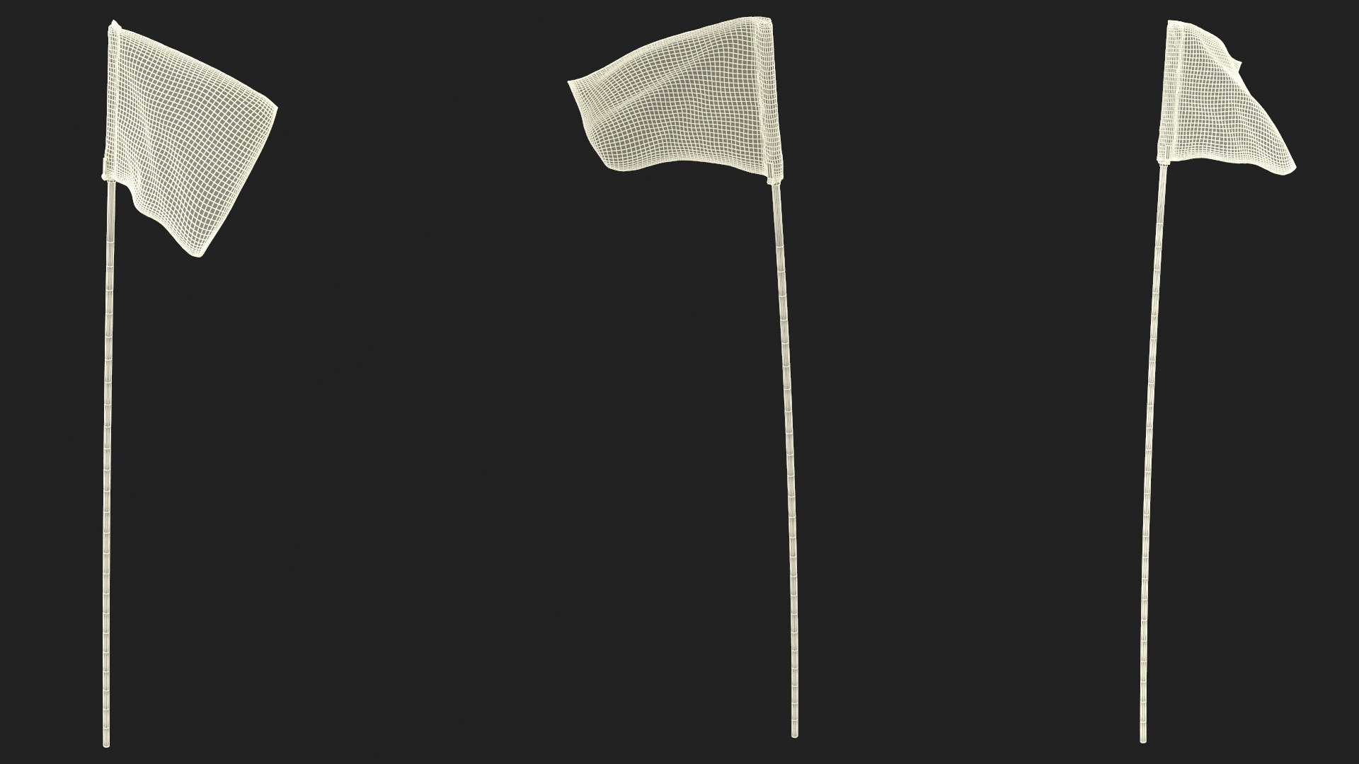 3D Golf Pin Flag Model - TurboSquid 2139185