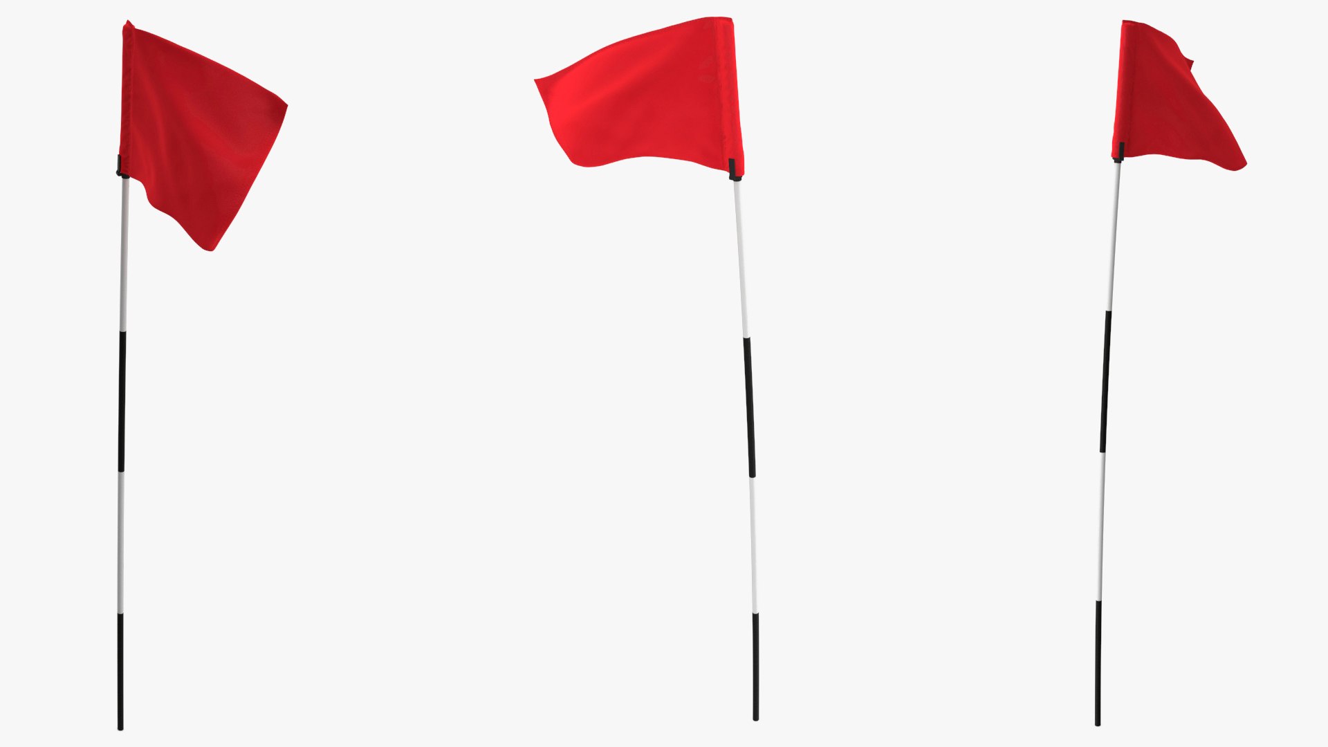 3D Golf Pin Flag Model - TurboSquid 2139185
