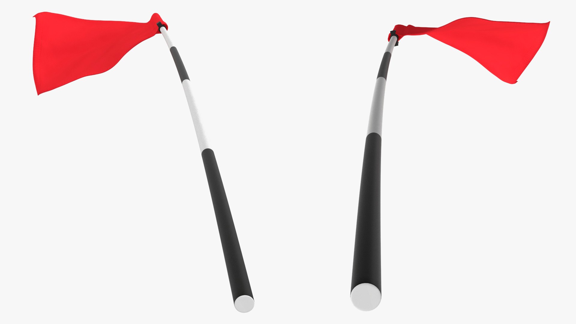 3D Golf Pin Flag Model - TurboSquid 2139185