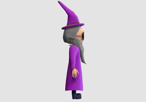 modelo 3d mago de dibujos animados masculino - TurboSquid 1929944