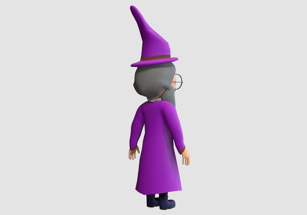 modelo 3d mago de dibujos animados masculino - TurboSquid 1929944