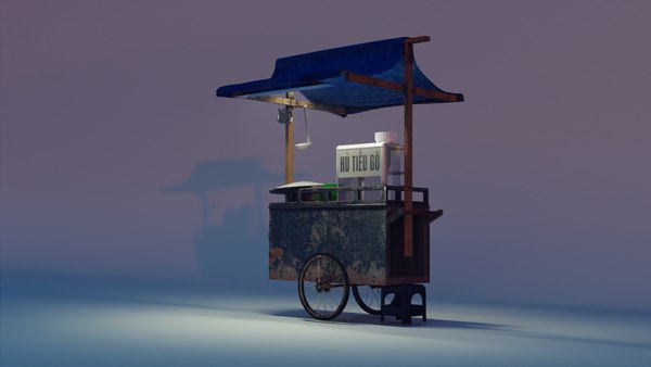 국수 트롤리 3D 모델 - TurboSquid 1884142