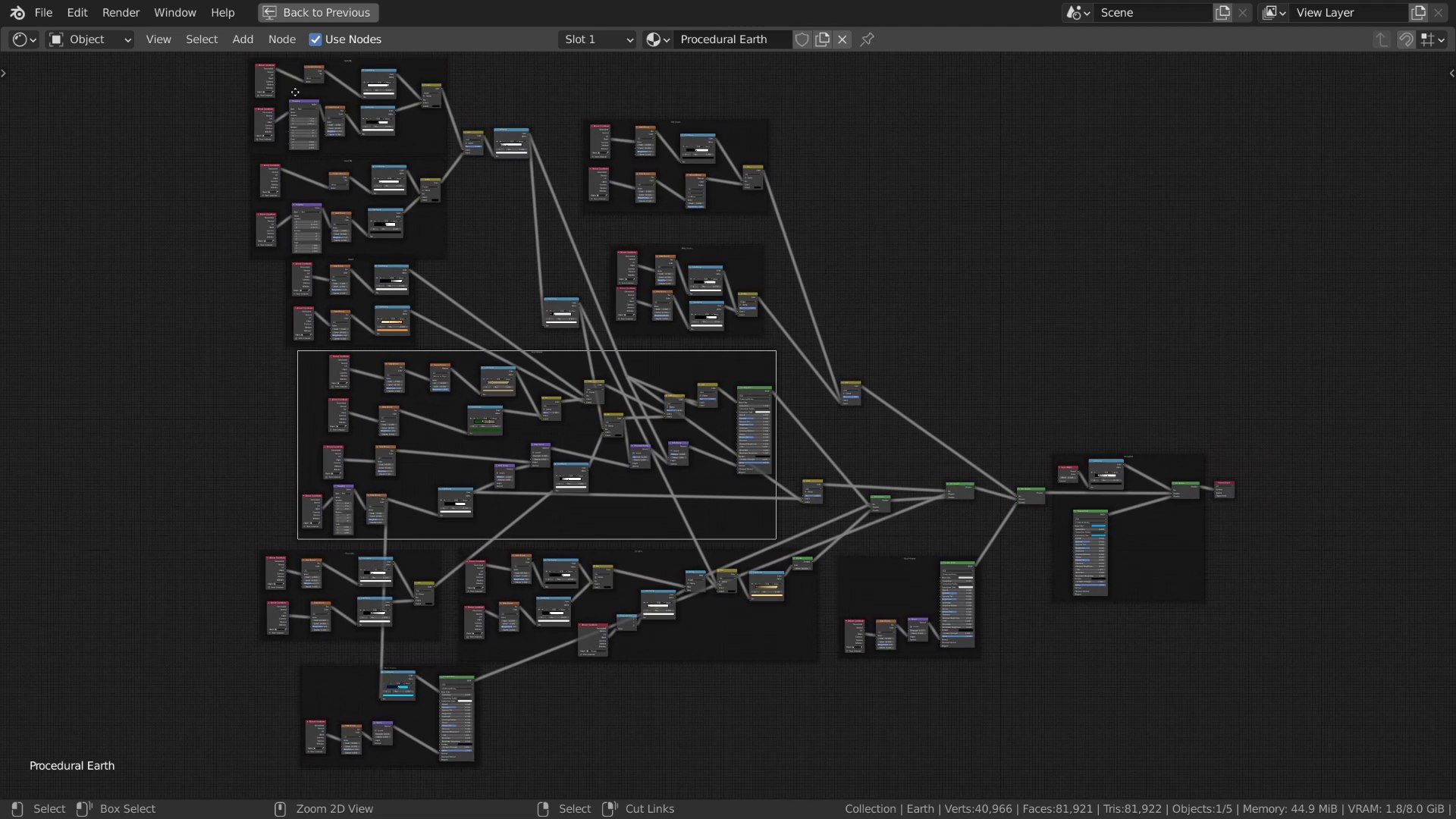3D Completely Procedural Earth-Blender - TurboSquid 1736162