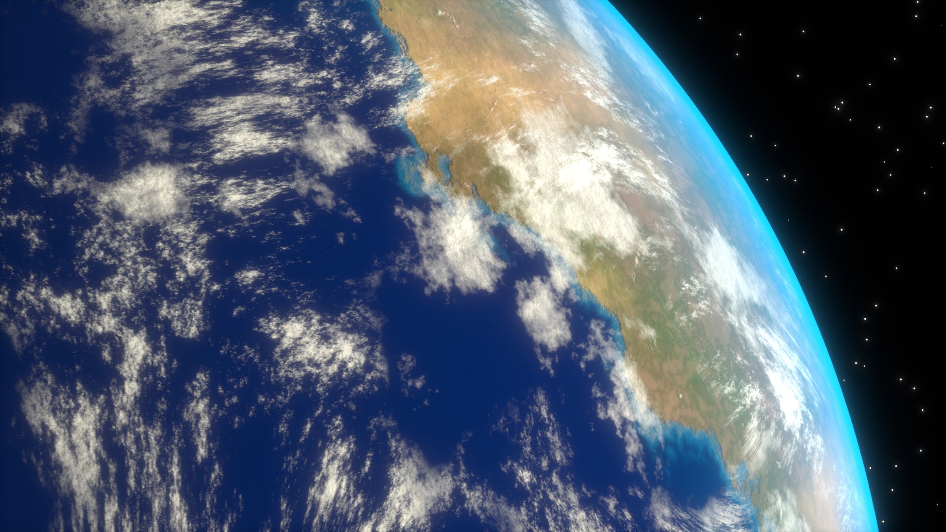 3D Completely Procedural Earth-Blender - TurboSquid 1736162
