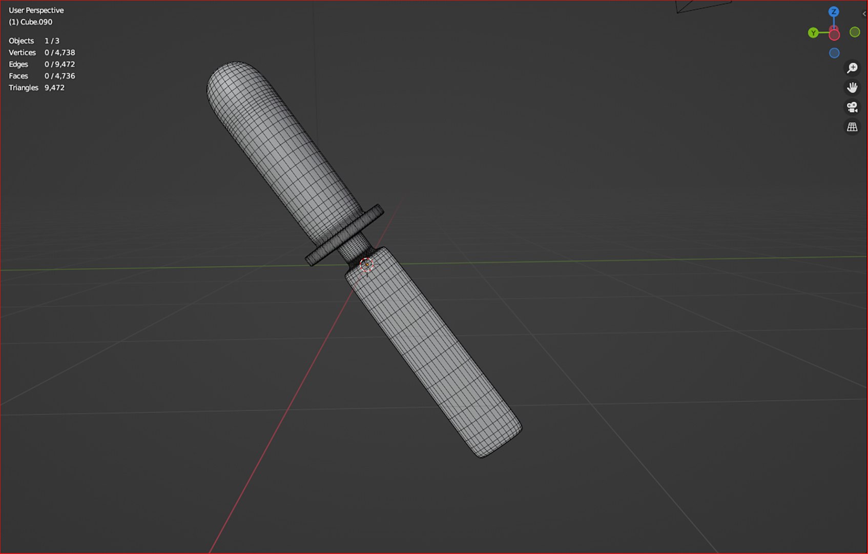 3D 3D Chisel With Wooden Handle - TurboSquid 2045340