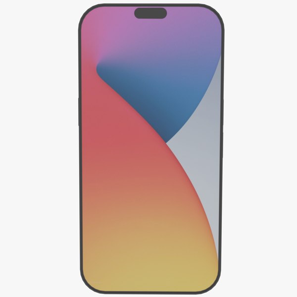 modelo 3d Low poly Iphone 14 pro max - TurboSquid 2008637