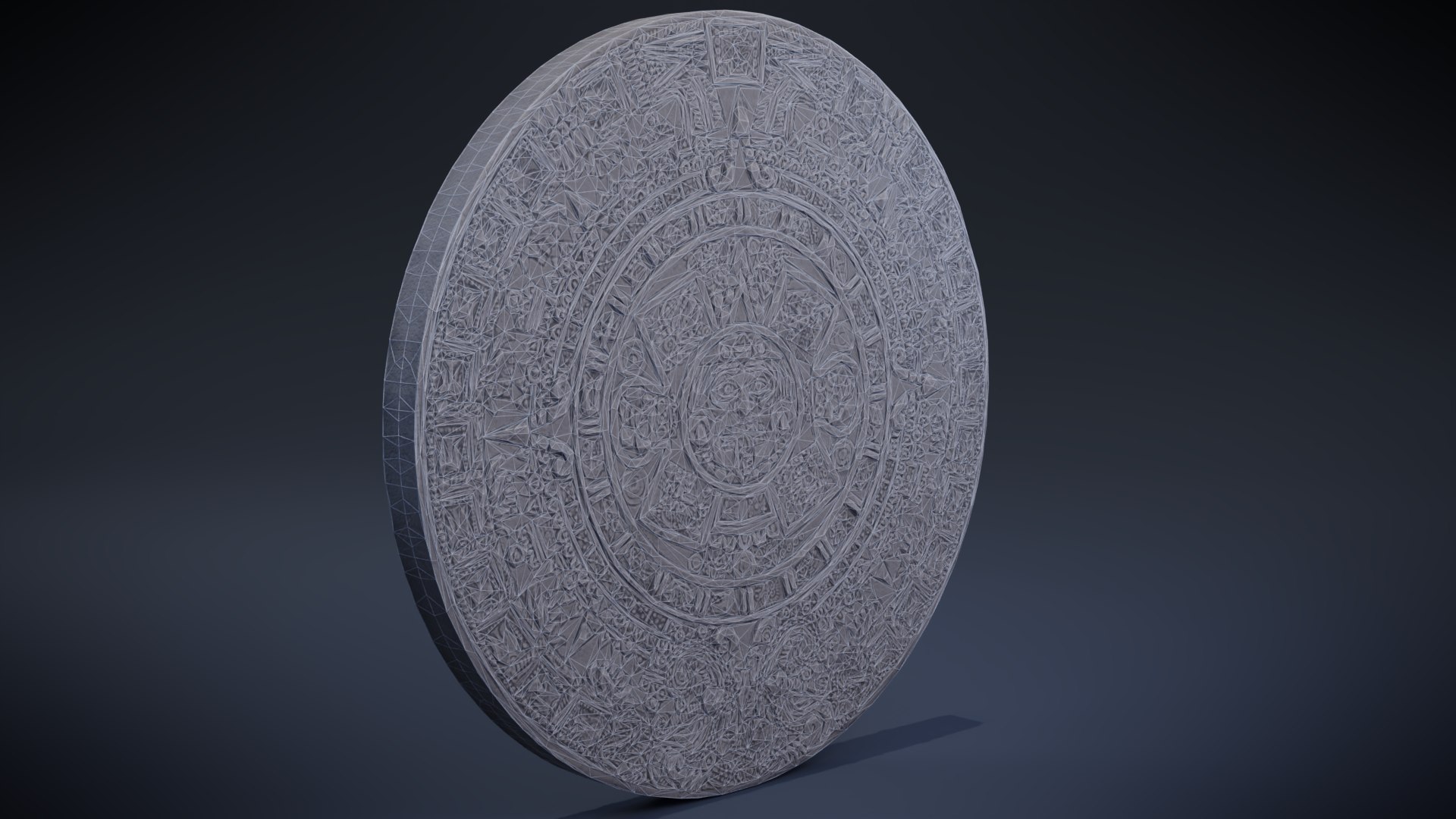 Aztec Calendar 3D - TurboSquid 1716855