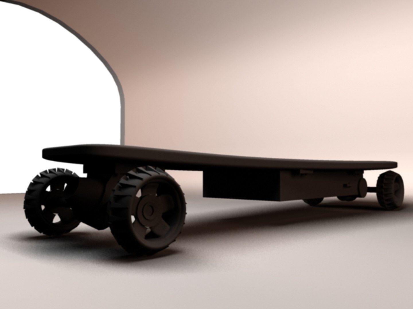 3d Concept Skateboard Model