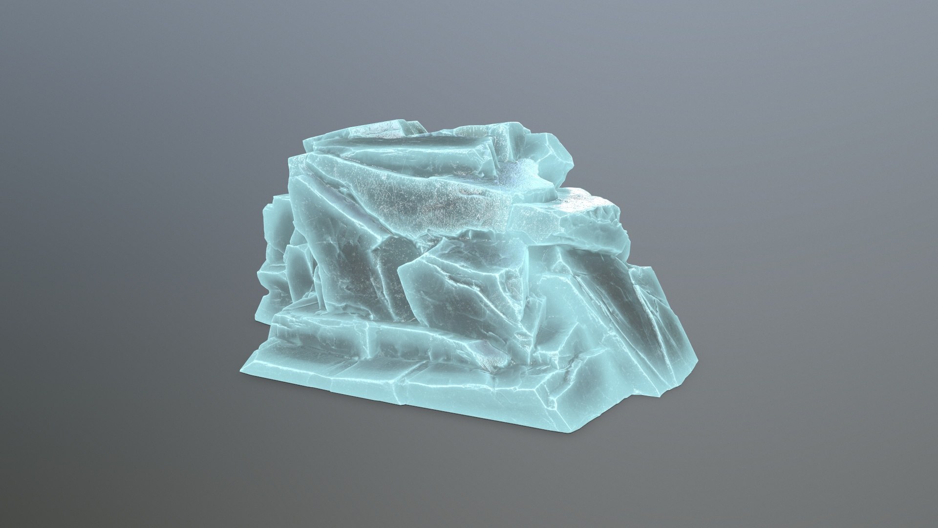 Ice Rocks Model - TurboSquid 2303606