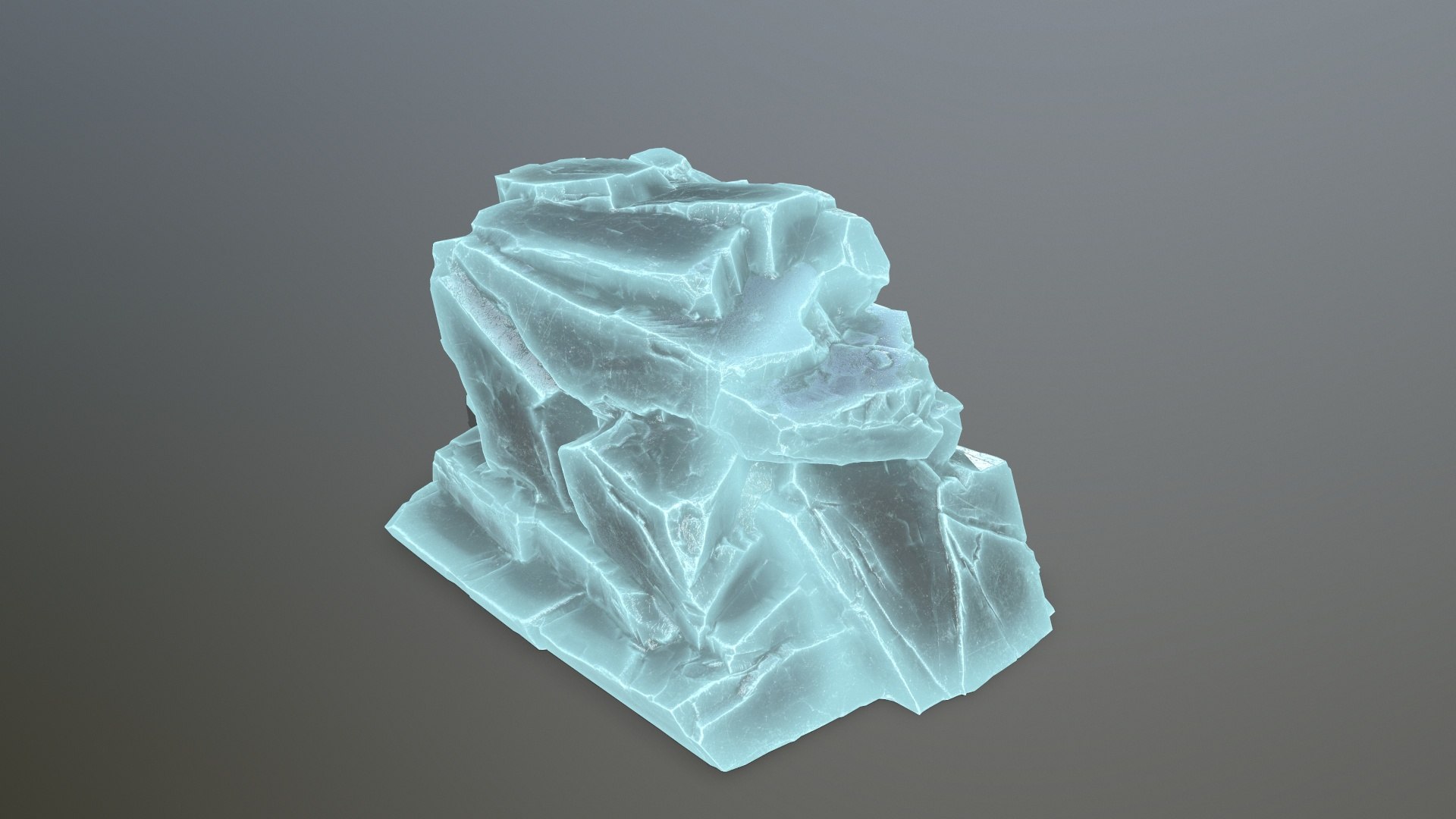 Ice Rocks Model - TurboSquid 2303606