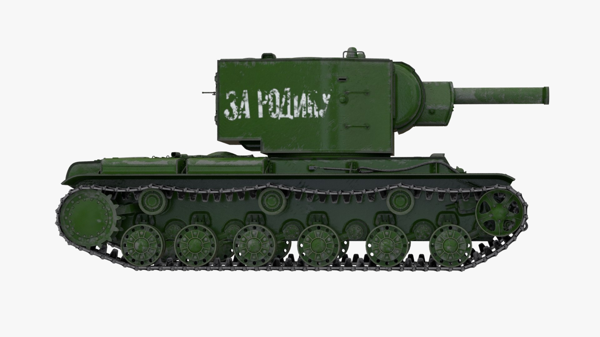3D Model 4K Textures KV2 Russian Tank - TurboSquid 2032170