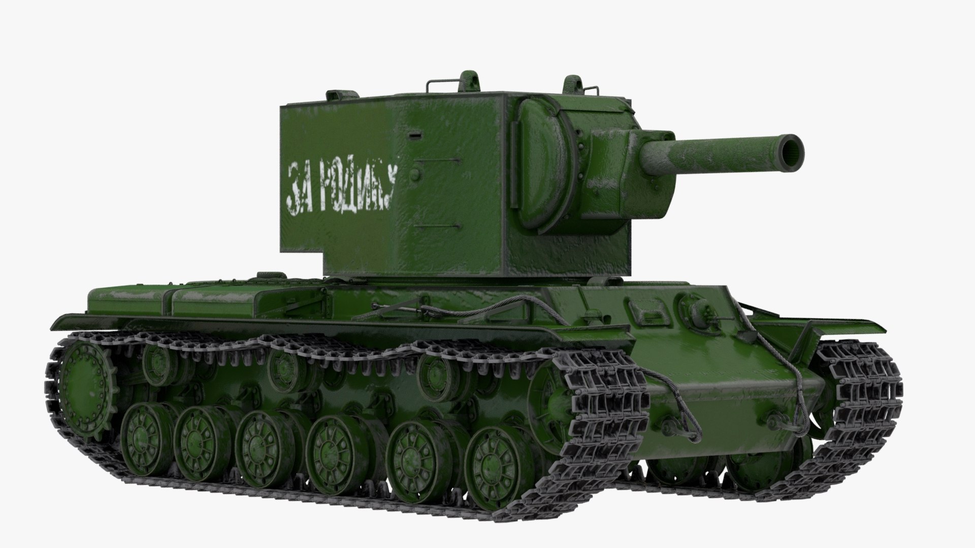 3D Model 4K Textures KV2 Russian Tank - TurboSquid 2032170