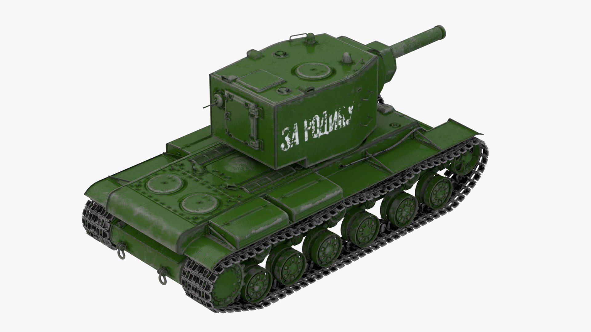 3D Model 4K Textures KV2 Russian Tank - TurboSquid 2032170