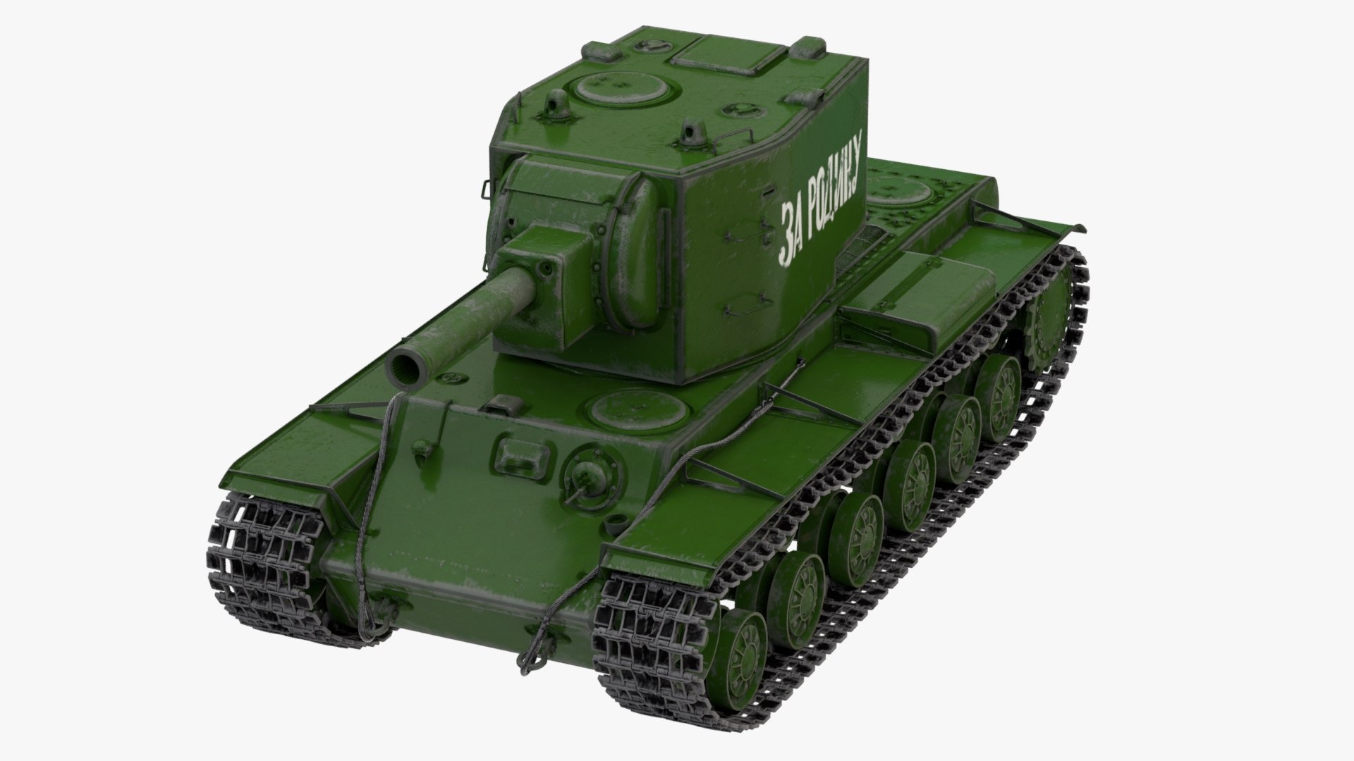 3D Model 4K Textures KV2 Russian Tank - TurboSquid 2032170