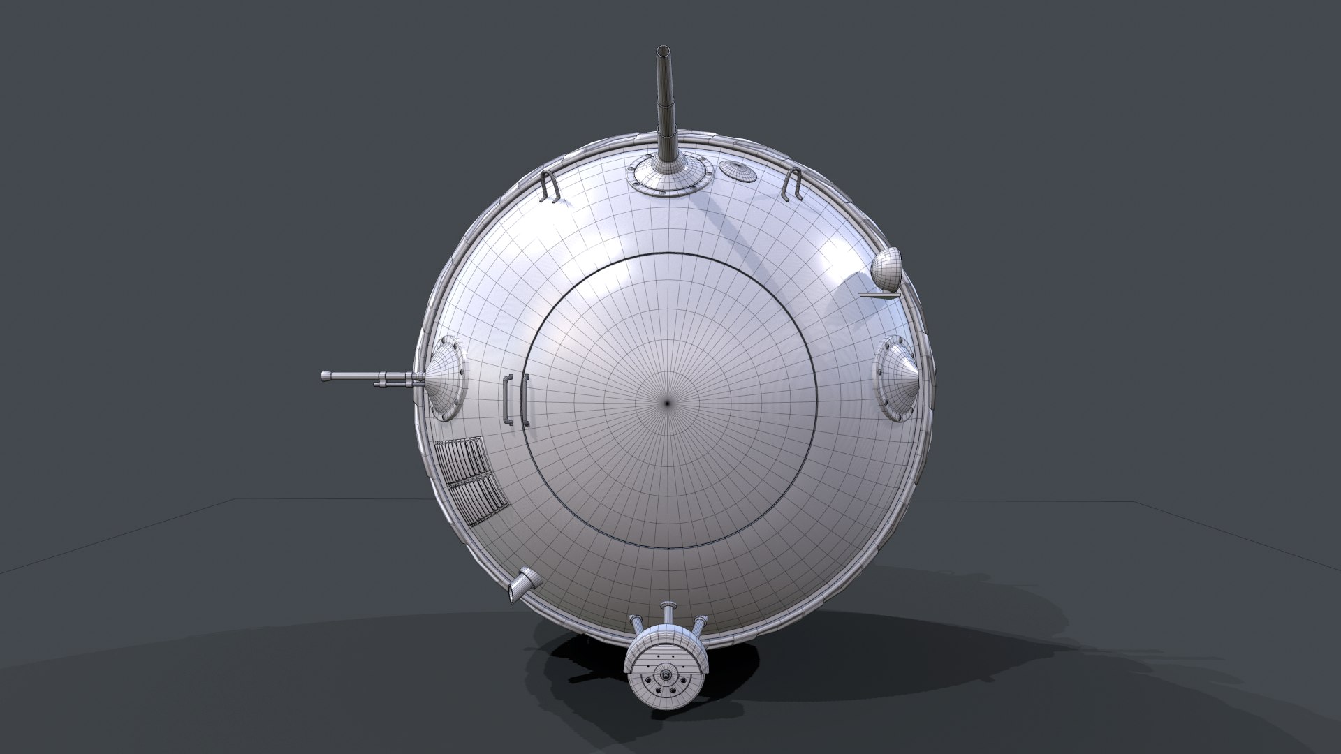3D Ball tank Clean model - TurboSquid 1792378