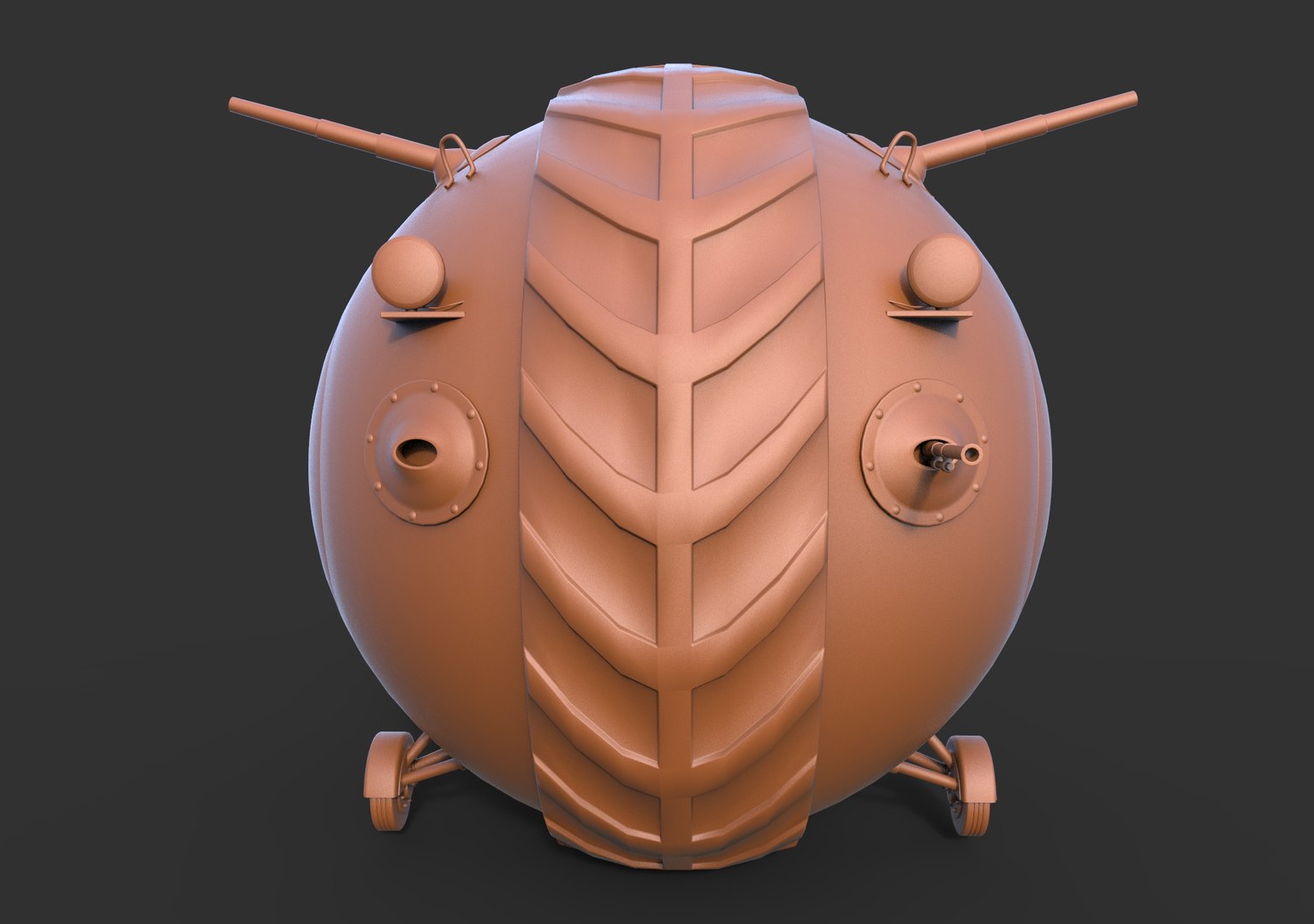 3D Ball tank Clean model - TurboSquid 1792378