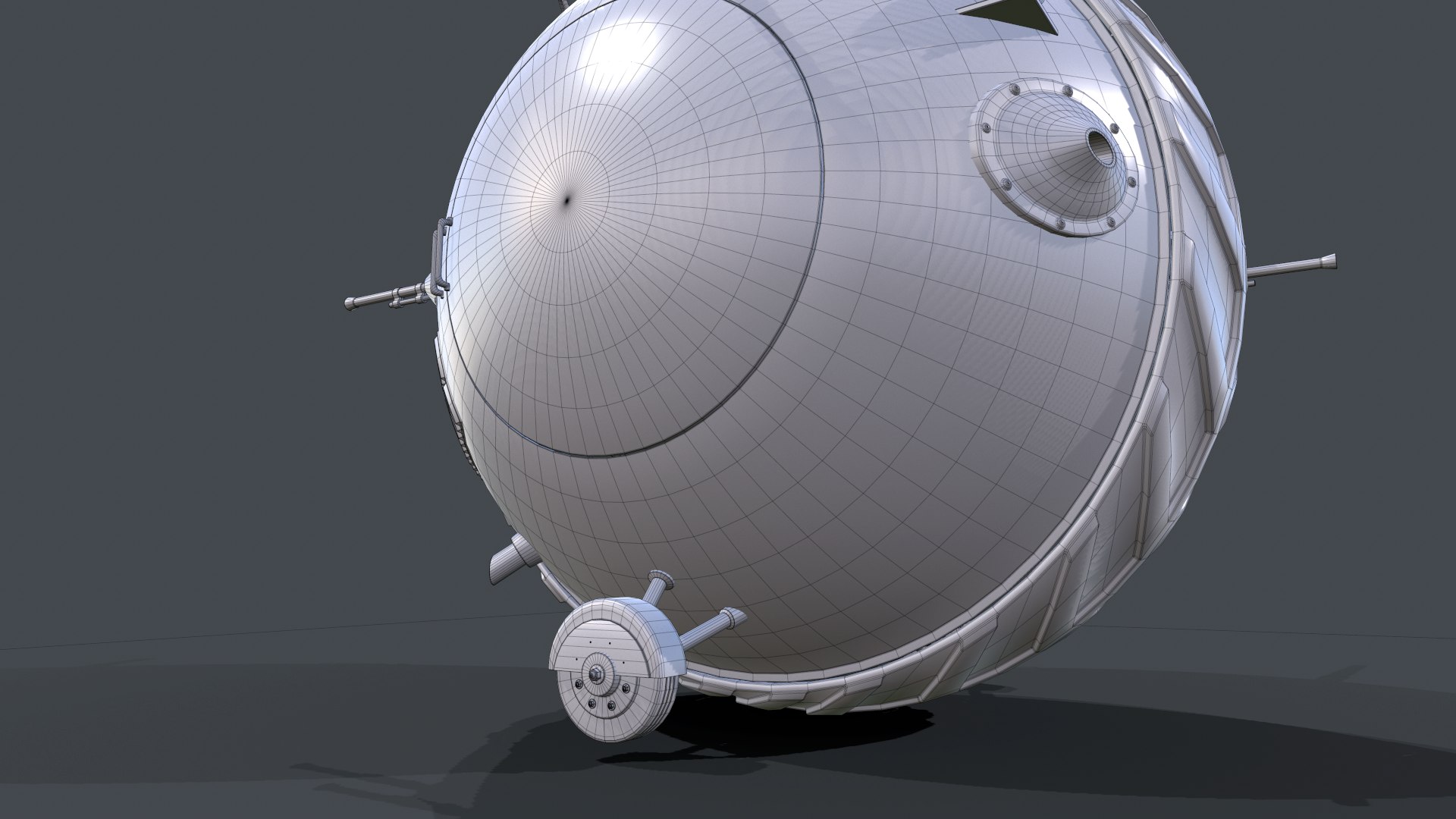 3D Ball tank Clean model - TurboSquid 1792378
