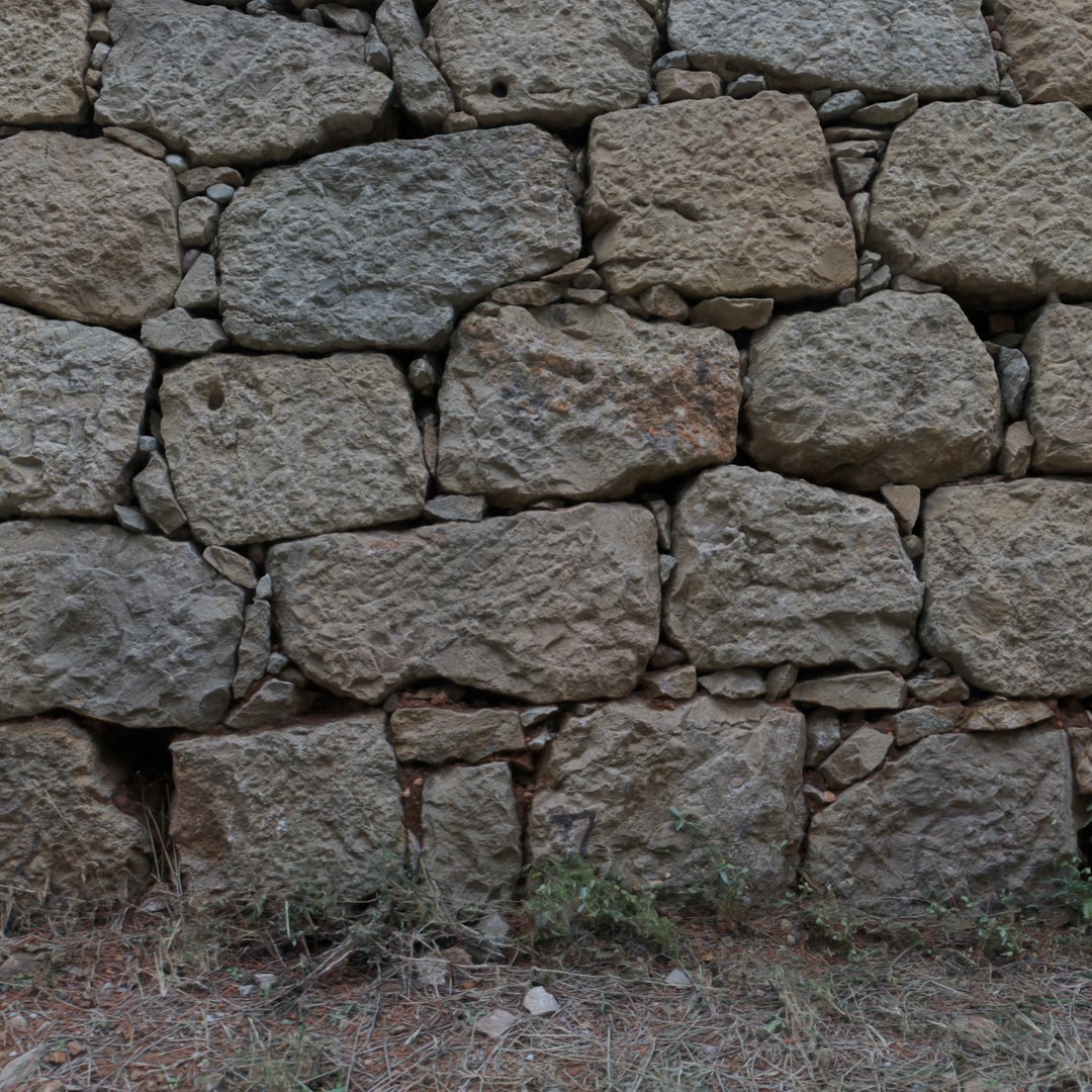 3D scan stone wall model - TurboSquid 1648324