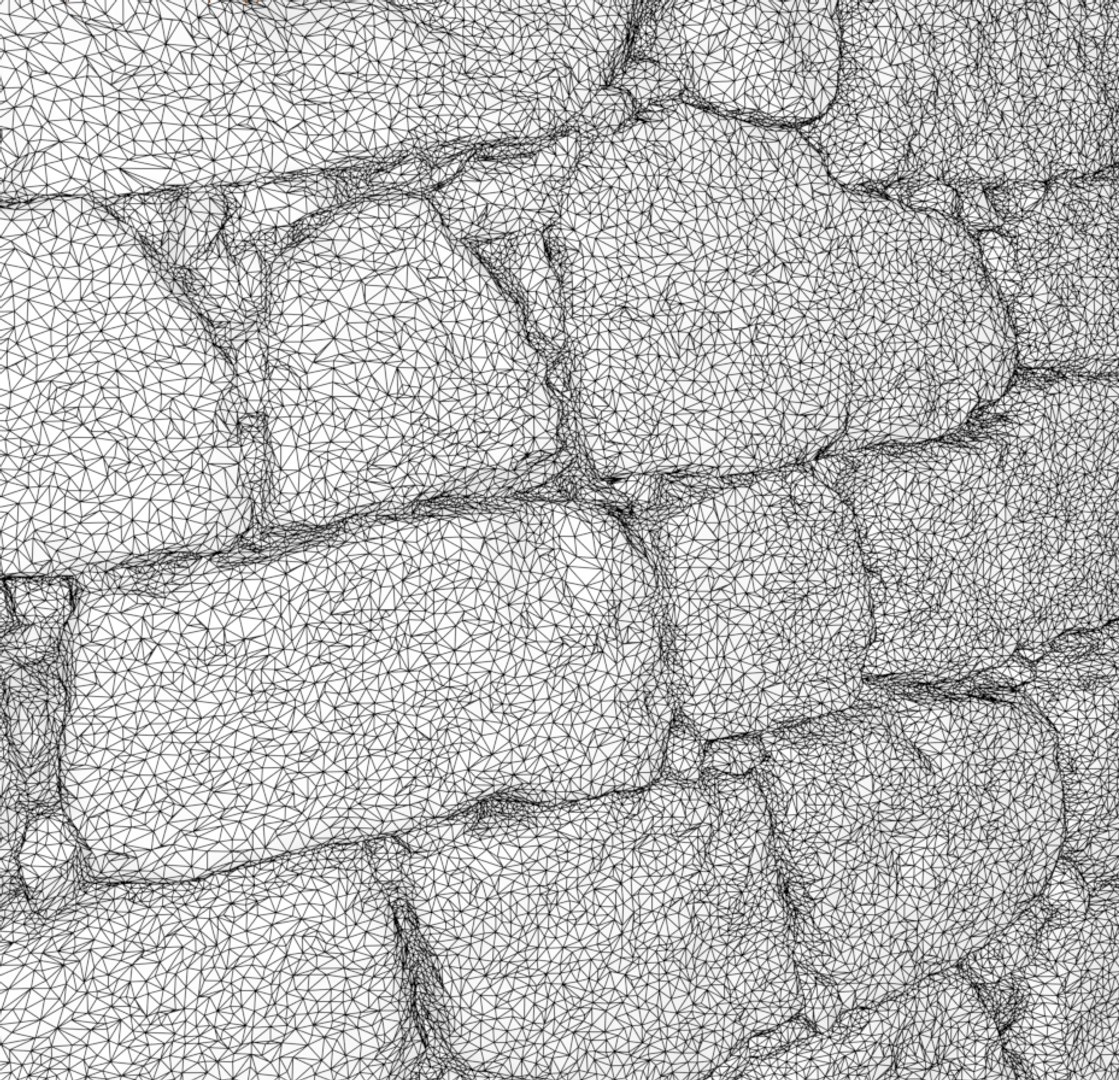 3D scan stone wall model - TurboSquid 1648324