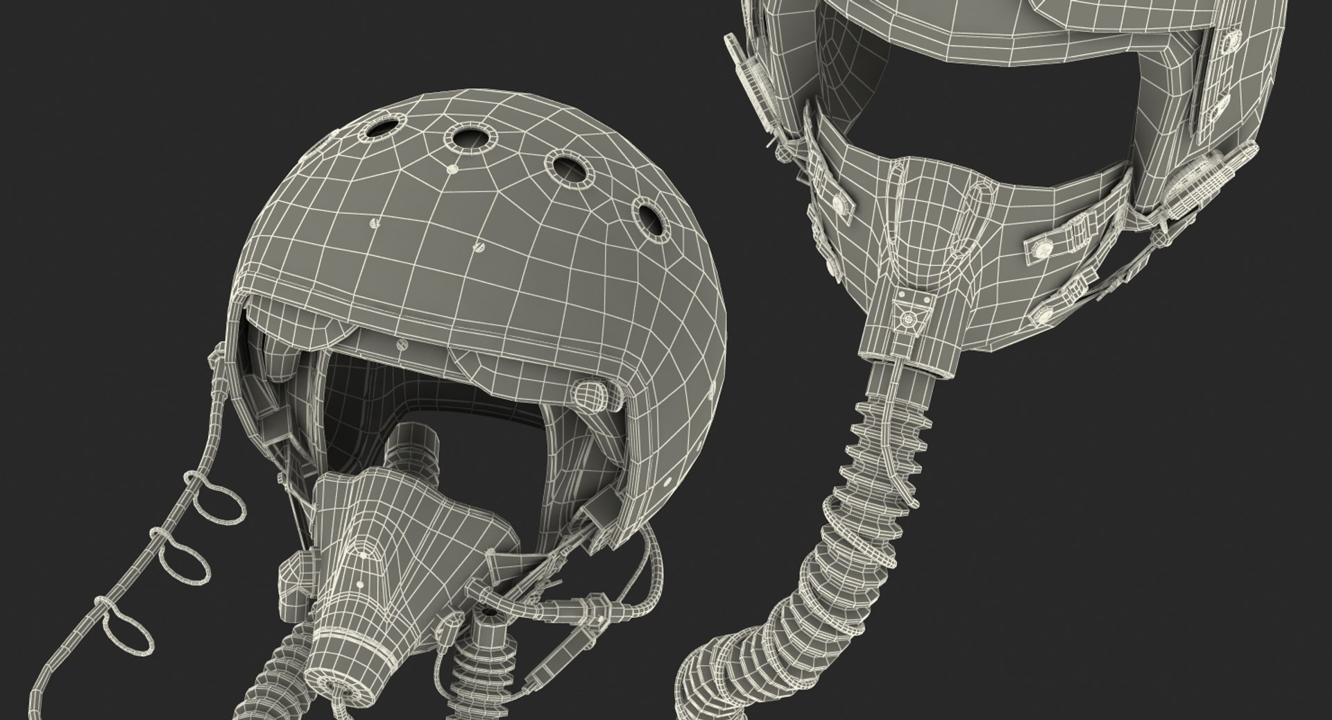 3D model jet fighter pilot helmets - TurboSquid 1182171
