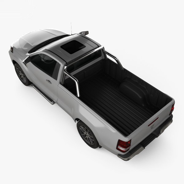 Generic single cab 3D - TurboSquid 1524635