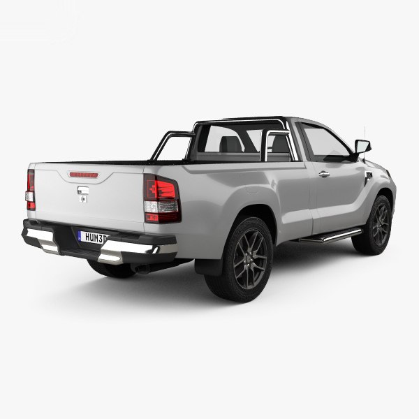 Generic single cab 3D - TurboSquid 1524635