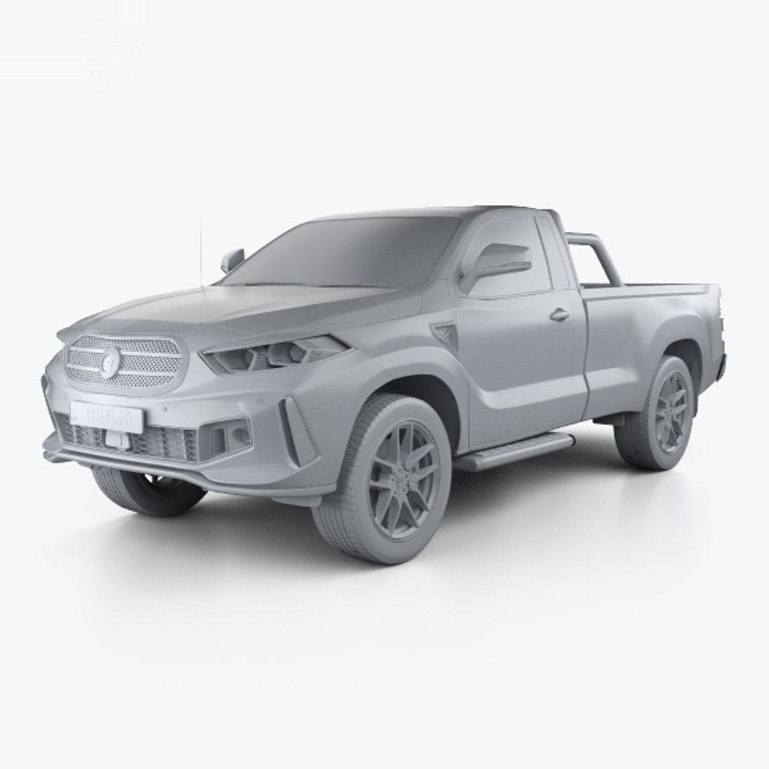 Generic single cab 3D - TurboSquid 1524635