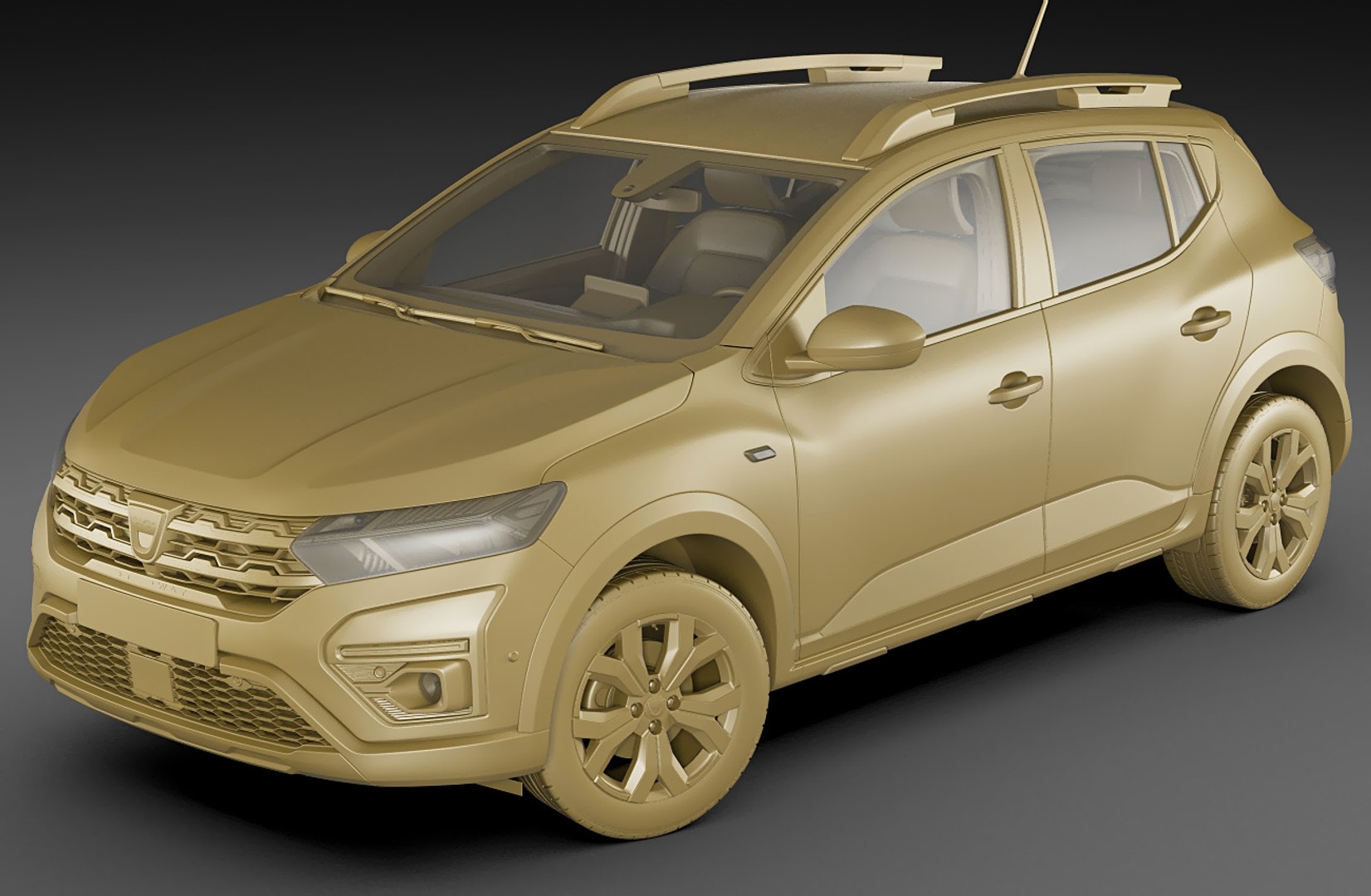 Dacia sandero stepway model - TurboSquid 1651156