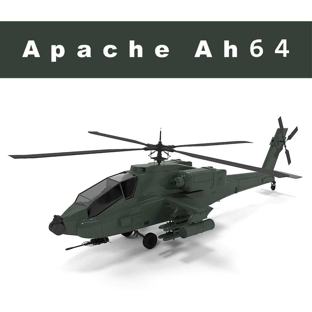 3D Apache ah 64 - TurboSquid 1754966