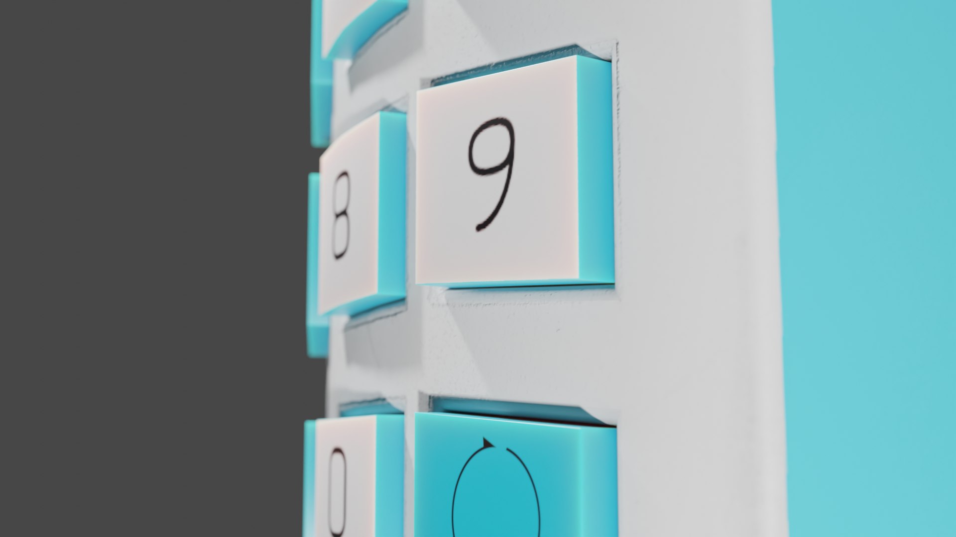 Blue TV Remote Control 3D Model - TurboSquid 2277488