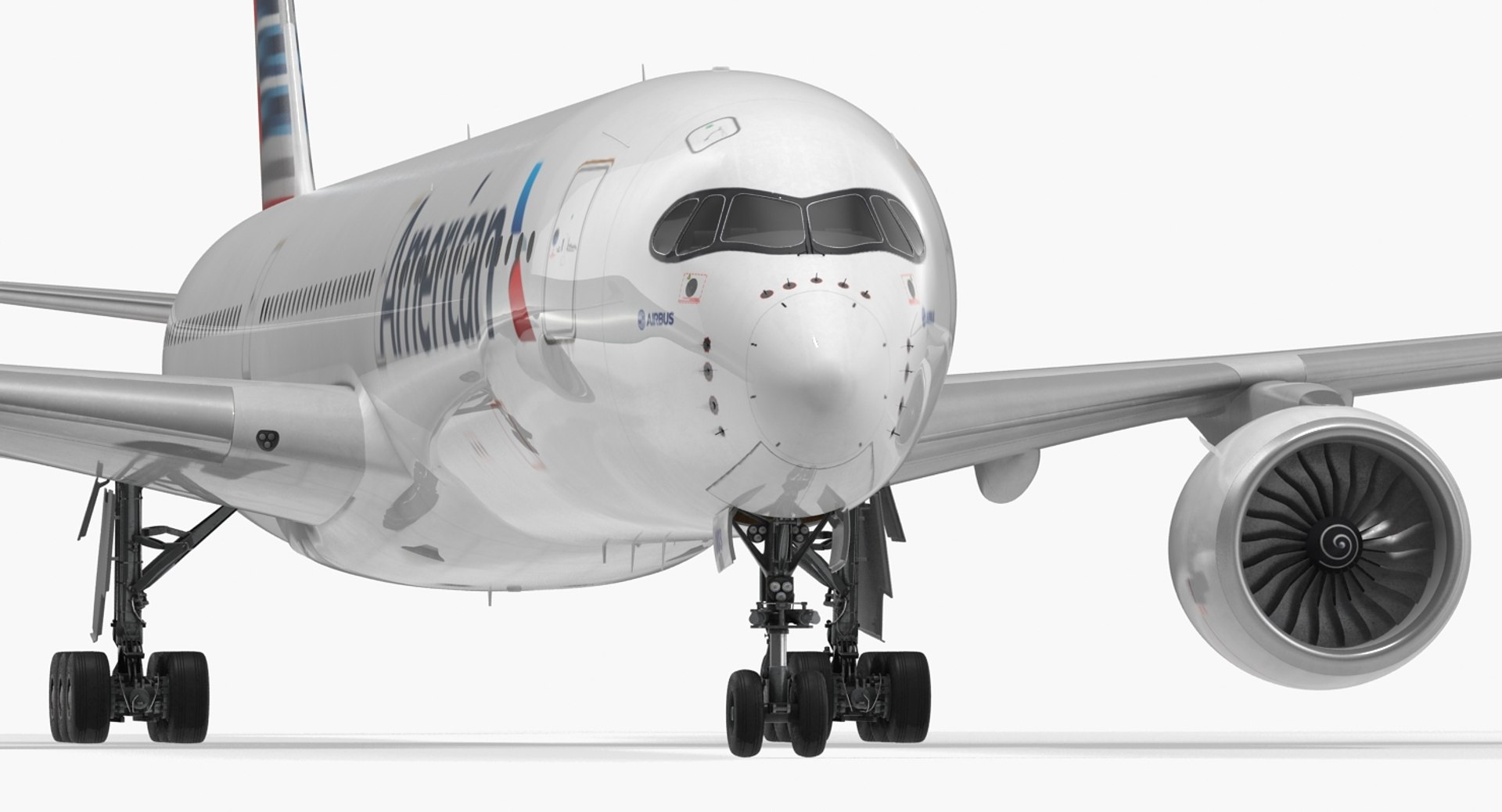 Airbus a350-1000 american airlines 3D model | 1146155 | TurboSquid