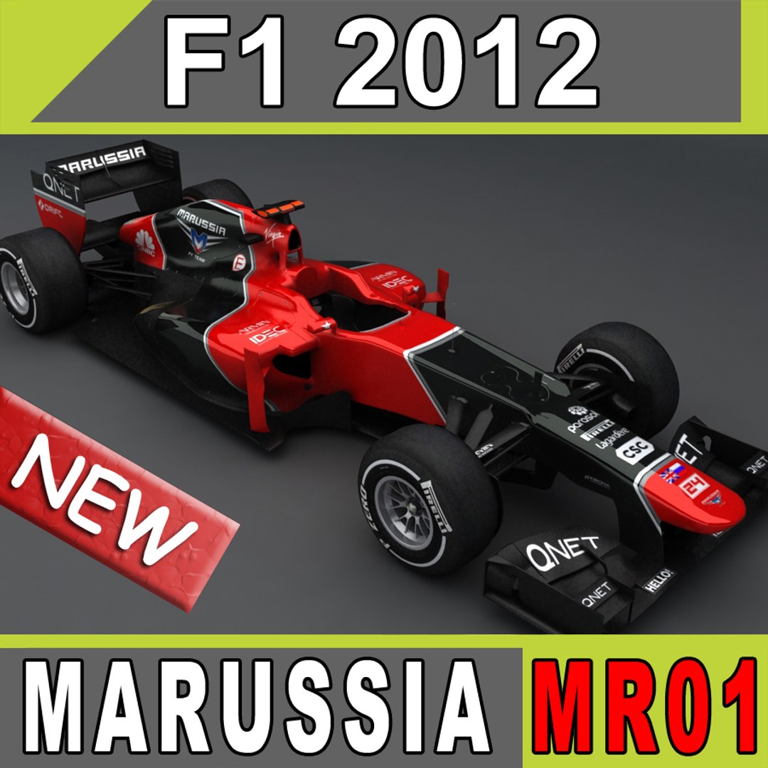 3d Marussia Car